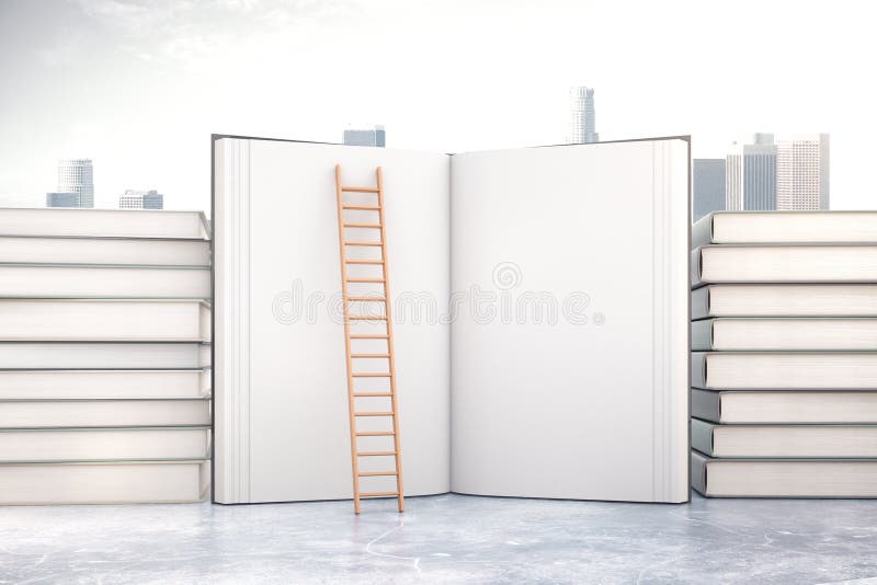 Education and Success Concept Stock Illustration - Illustration of high ...