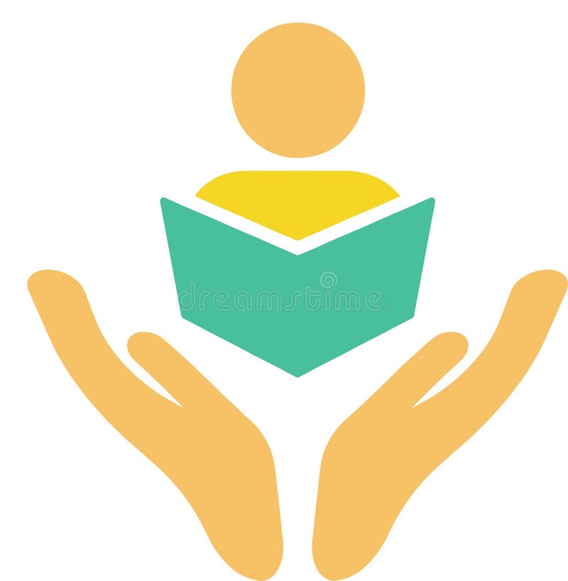 Education Support Logo Icon. Stock Illustration - Illustration of ...