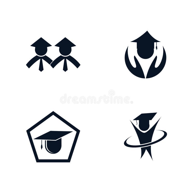 Education Symbol Vector Icon Stock Vector - Illustration of student ...