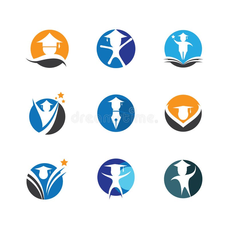 Education Symbol Vector Icon Stock Vector - Illustration of cyberspace ...