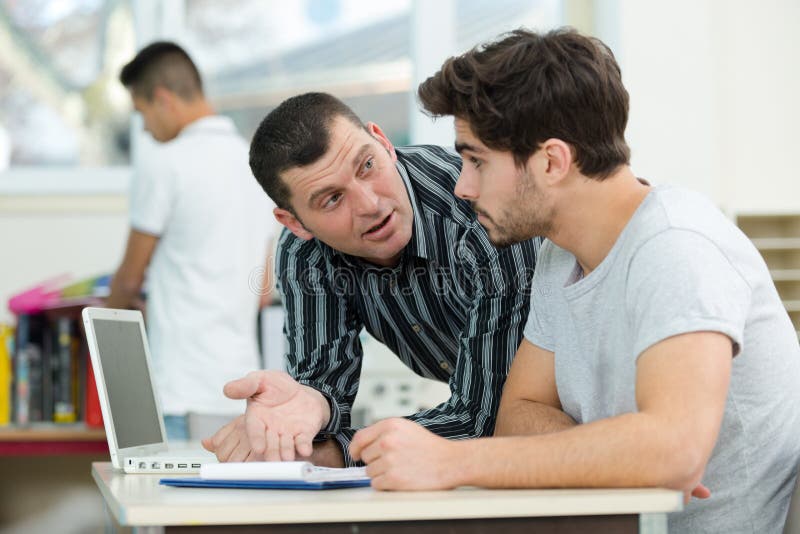 Education Teaching Learning Technology and People Concept Stock Image ...