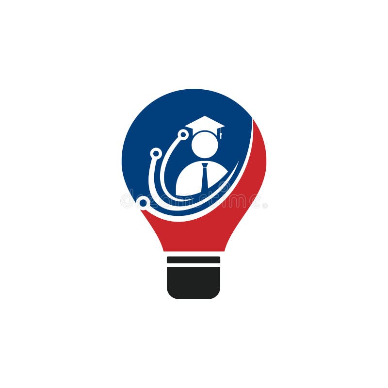 Education Tech Vector Logo Design. Digital School Logo Concept. Stock ...