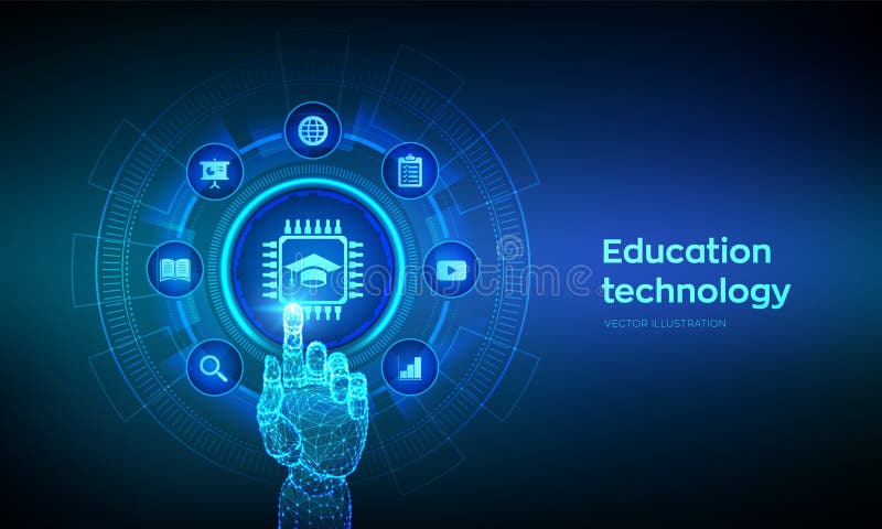 EdTech and Online Education Website Templates in Doodle. Stock Vector ...