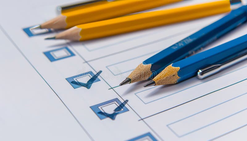 Education Technology Online Survey Form with Checkboxes for Futuristic ...