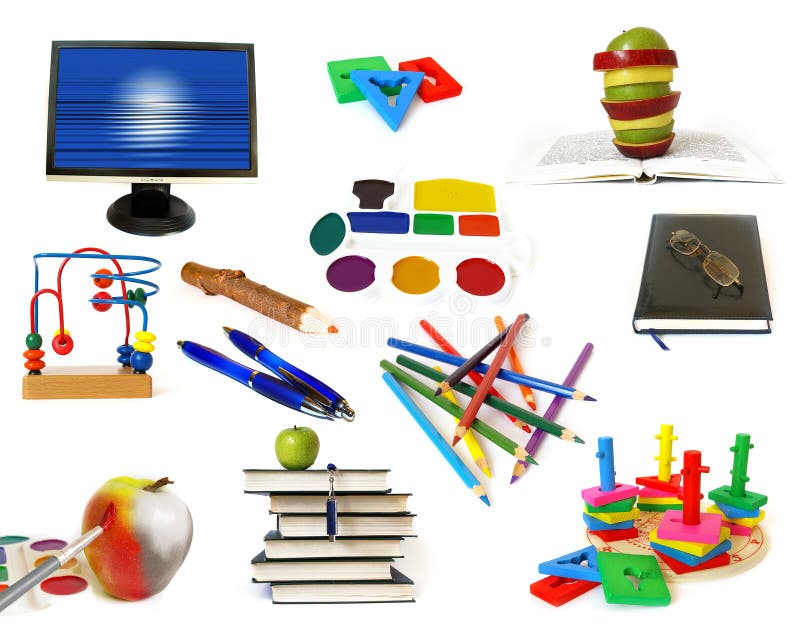 Big collection of objects stock photo. Image of glasses - 7491558