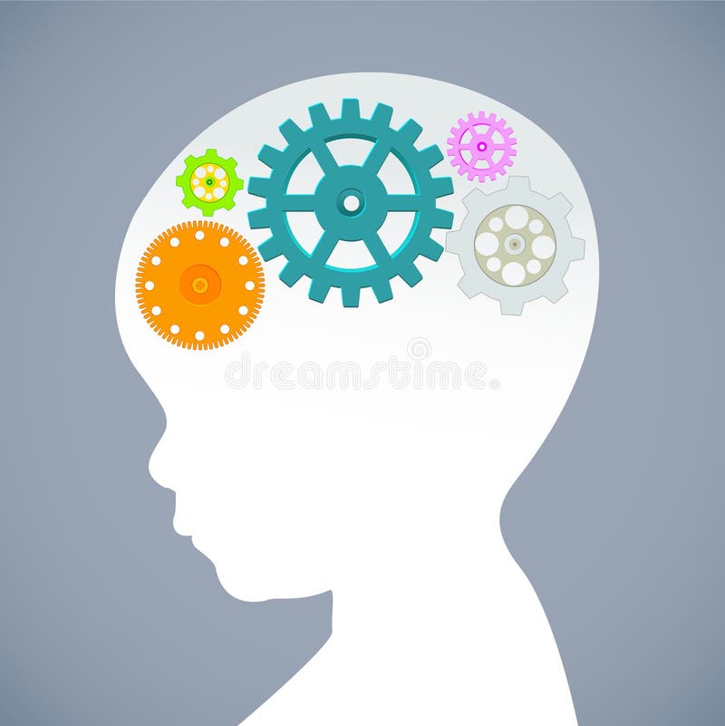 Education thinking concept stock vector. Illustration of gear - 35978317
