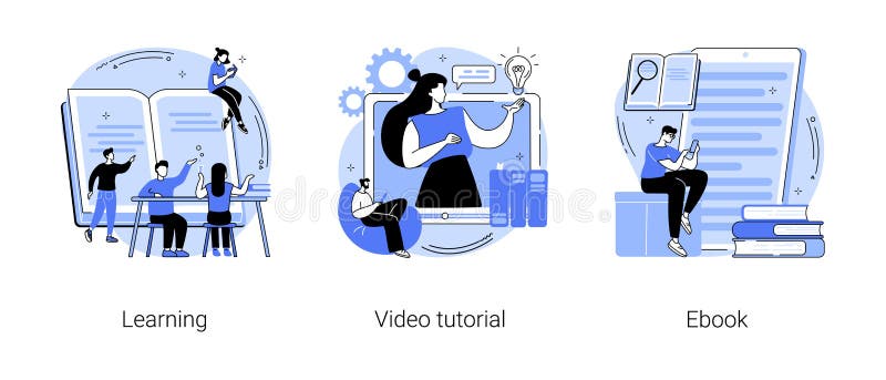 Education and Training Abstract Concept Vector Illustrations. Stock ...