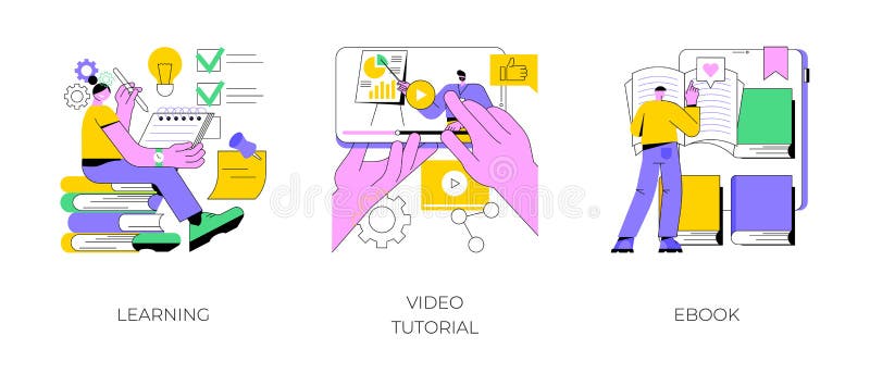 Education and Training Abstract Concept Vector Illustrations. Stock ...