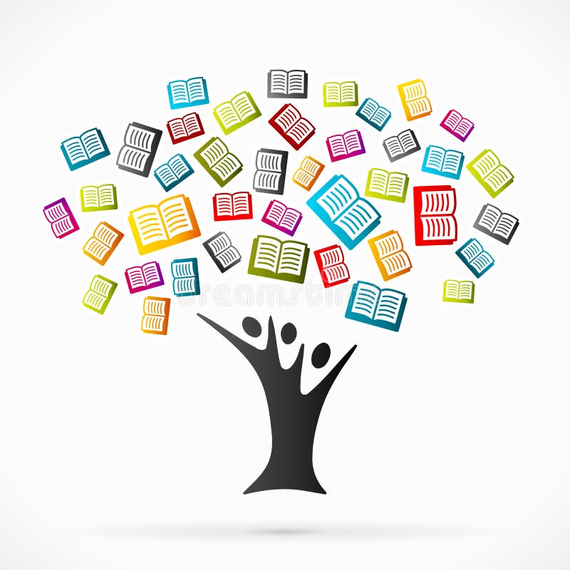 Education tree stock vector. Illustration of learning - 48781197