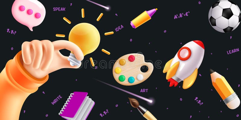 Education Vector Concept Design. Back To School with Educational ...