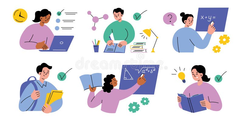 Cartoon Math Problems Stock Illustrations – 3,700 Cartoon Math Problems ...