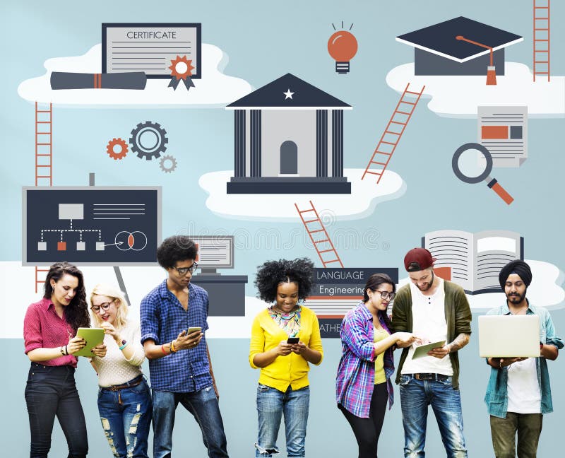 Education Wisdom Learning Study Collaboration Concept Stock Image ...