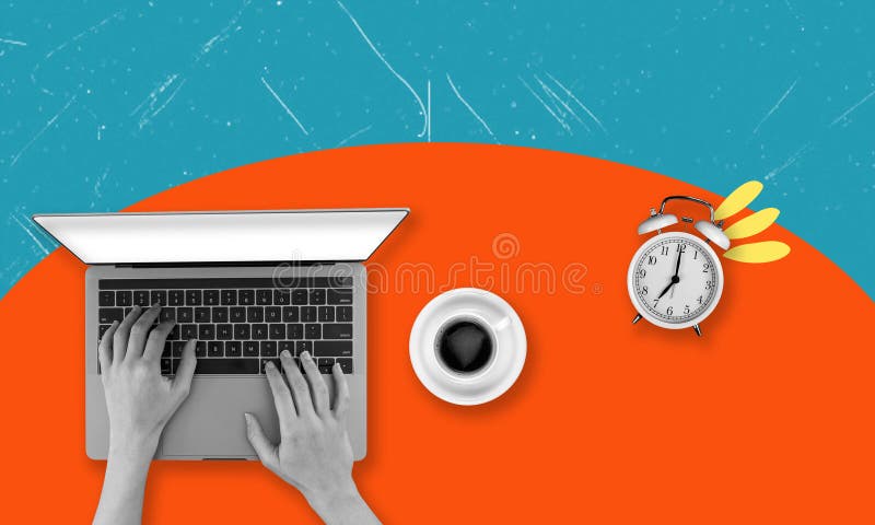 Education and Work in the Field of Computer Technology. Art Collage or ...