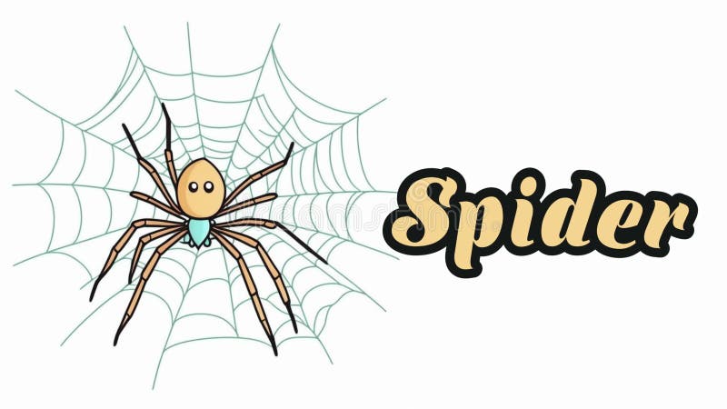 Educational Animation Introduction To Animal Names, Spider Animal 4k ...