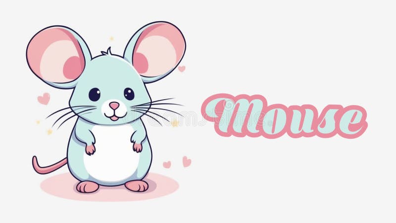 Educational Animation Introduction To Animal Names, Mouse Animal 4k ...