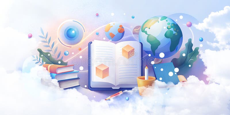 Educational Background. Online Learning and Innovation Concept of ...