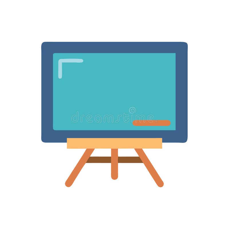 Educational Blackboard Icon Stock Vector - Illustration of study, book ...