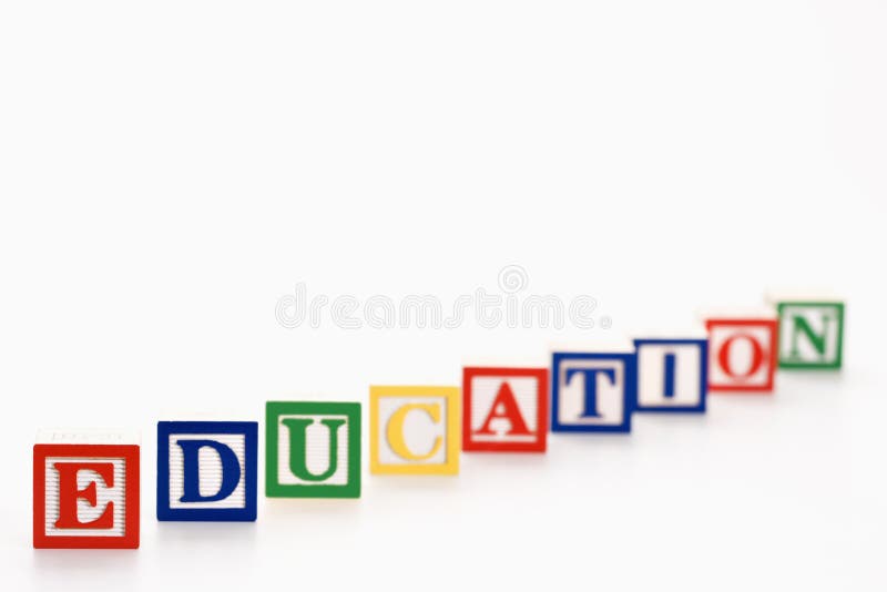 Educational blocks. stock image. Image of space, literacy - 4413273