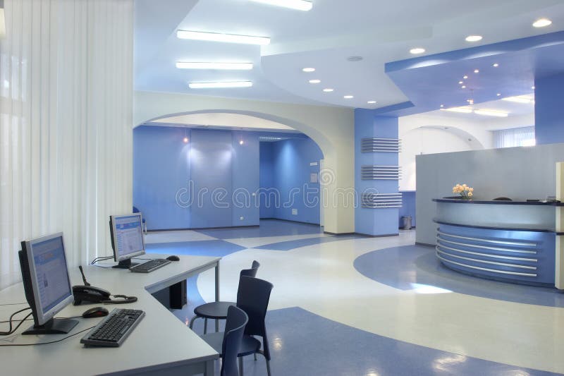 Educational centre office stock image. Image of desktop - 18409805