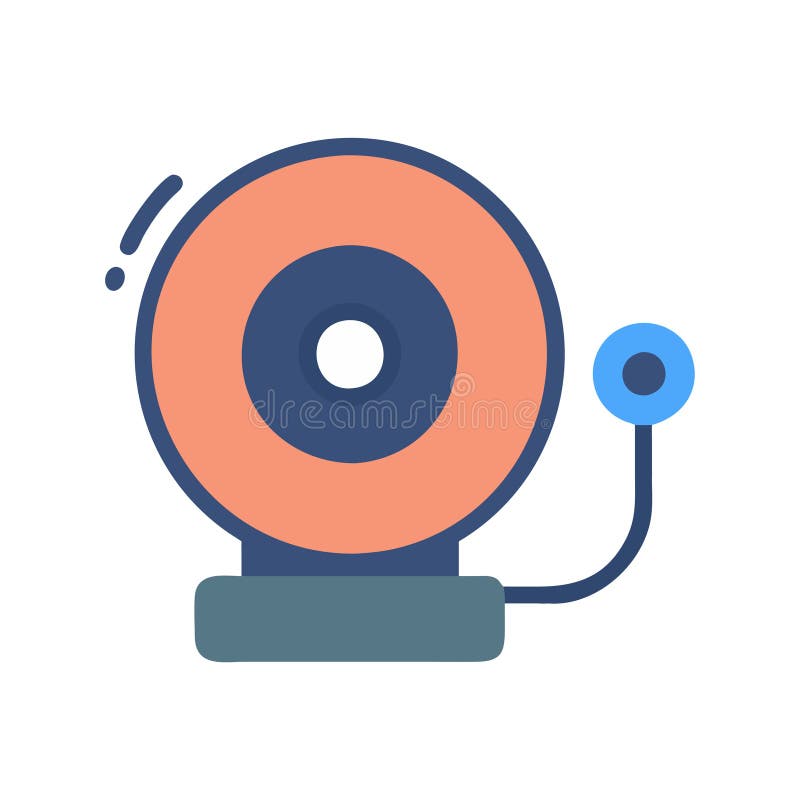 Educational Class Bell Icon Stock Vector - Illustration of flat ...