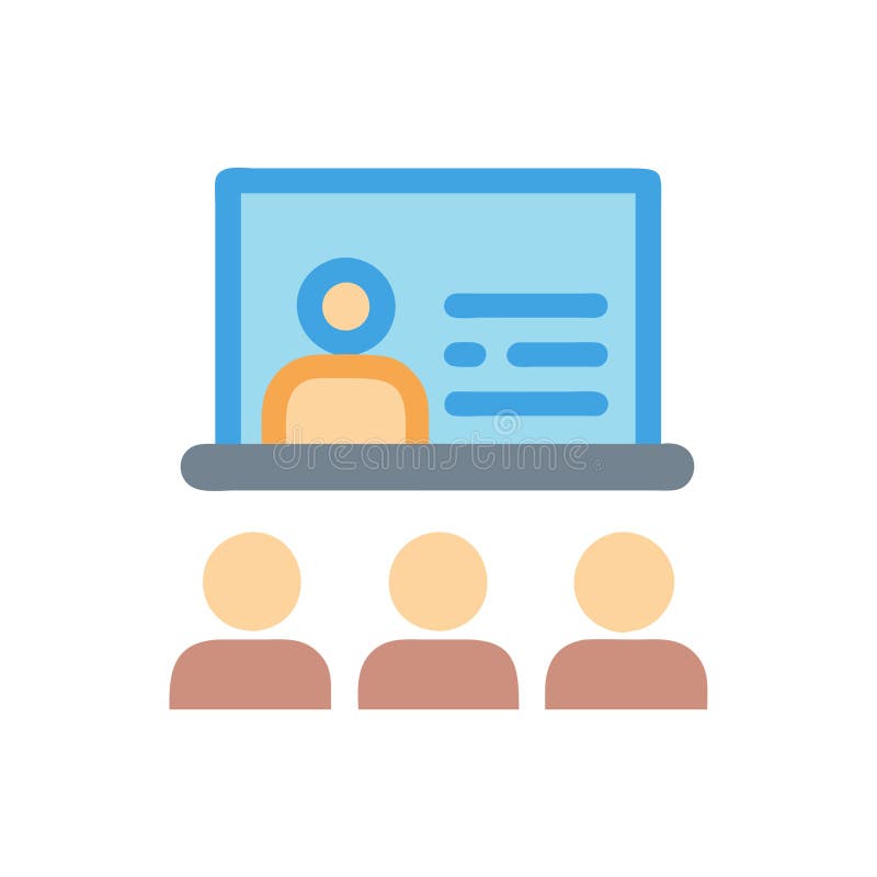 Educational Class Resource Icon Stock Vector - Illustration of learning ...