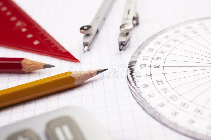 Geometry Set stock photo. Image of educational, life, isolated - 2767746