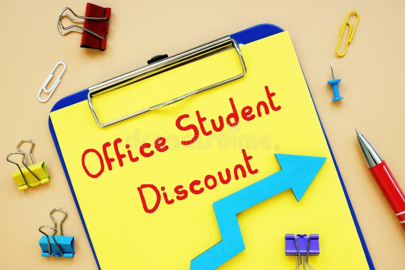 Student Discount Poster #1 stock image. Image of peeling - 5617057