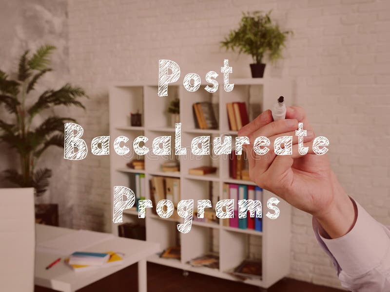 Educational Concept Meaning Post Baccalaureate Programs with ...
