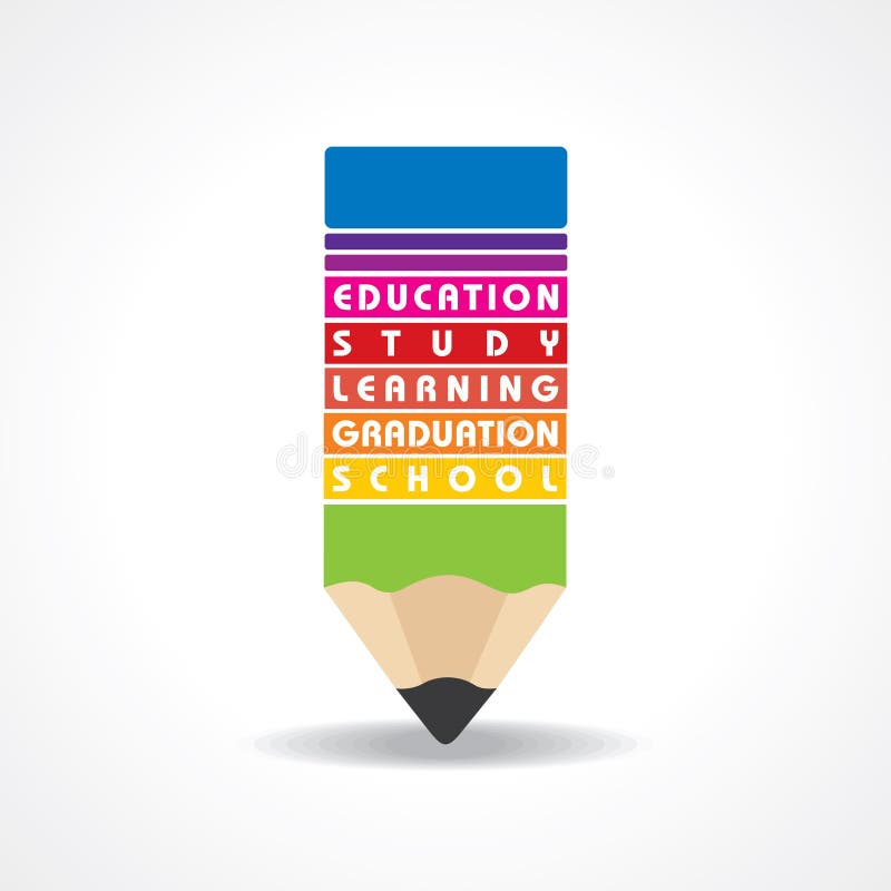 Educational Concept - Pencil with Education Text Stock Vector ...