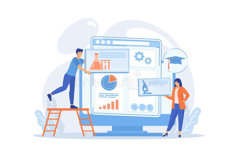 Learning Management System Cartoon Stock Illustrations – 228 Learning ...