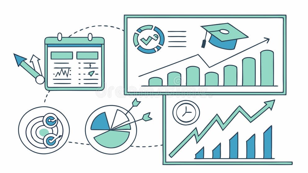 Educational Data Analysis Infographic Vector, Vector Design Generative ...