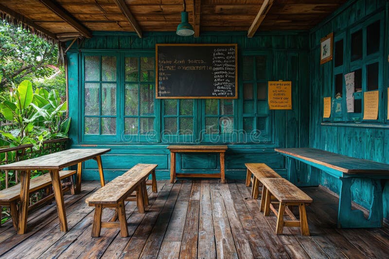 An Educational Depiction of a Classroom in a Third-world Country ...