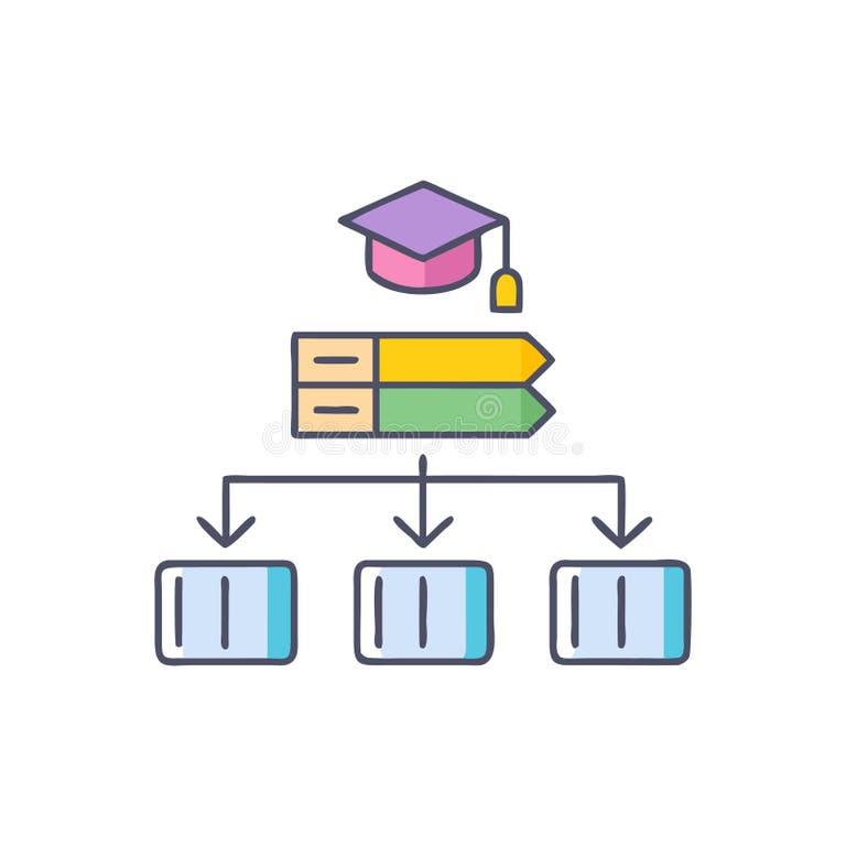 Educational Diagram Representing Knowledge Transfer and Learning ...