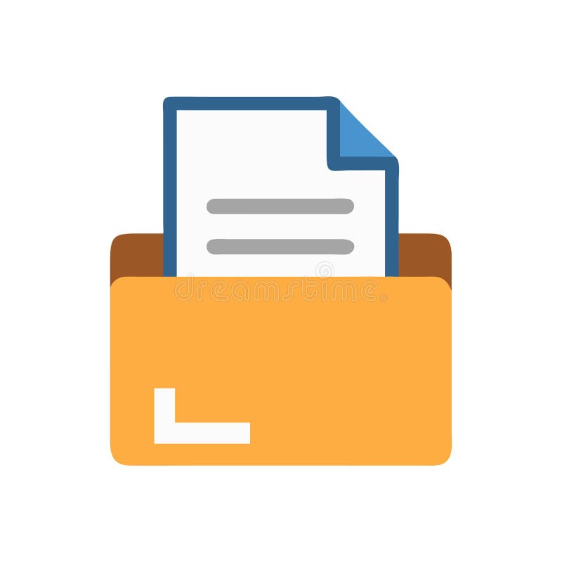 Educational Document Holder Icon Stock Vector - Illustration of ...