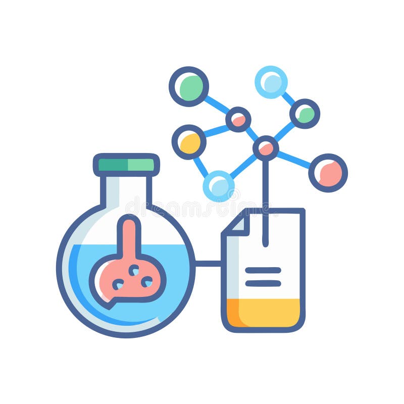 Educational Experimental Learning Icon Stock Vector - Illustration of ...