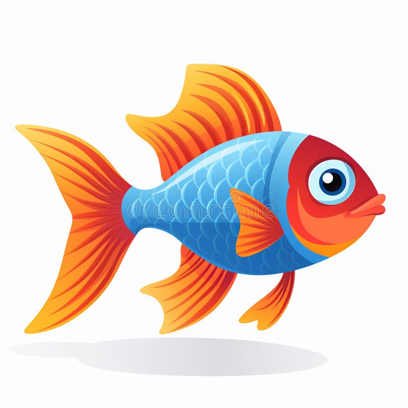 Educational Fish Illustration for Poster Stock Illustration ...