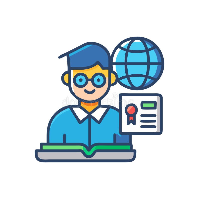 Educational Future Educator Icon Stock Vector - Illustration of future ...