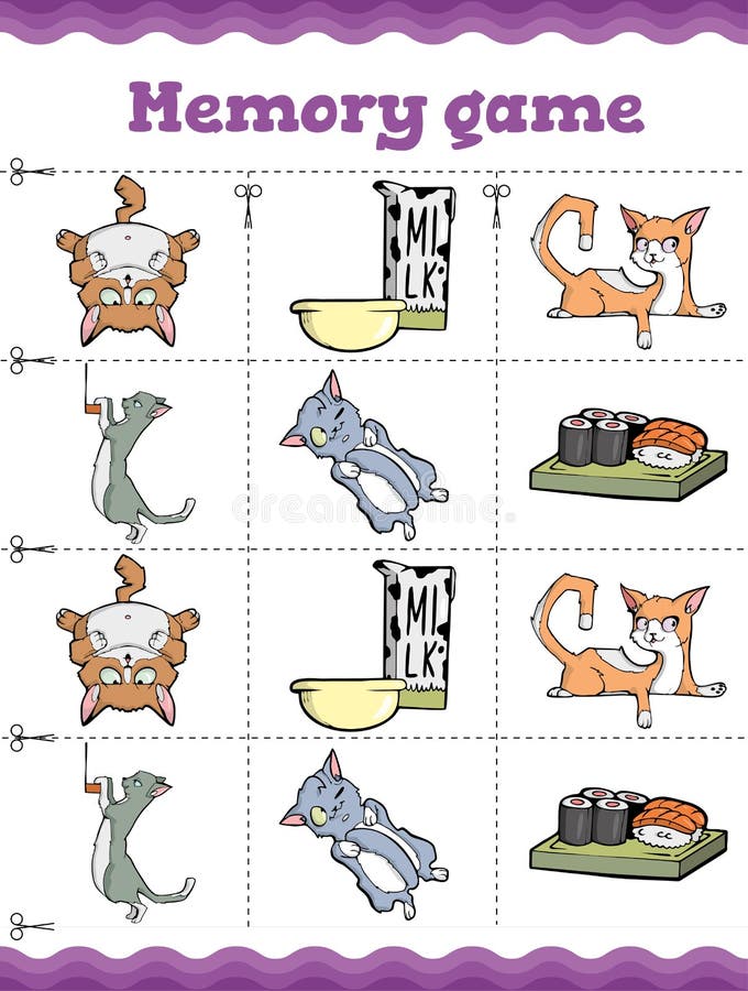 Educational Game for Children. Cartoon Illustration. Stock Vector ...