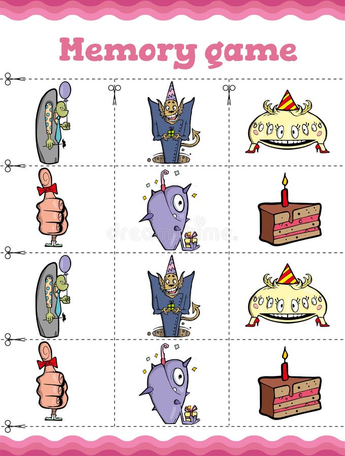 Educational Game for Children. Cartoon Illustration. Stock Vector ...