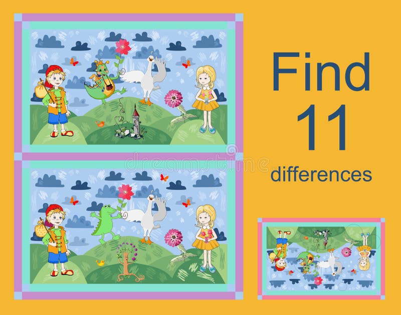 Dino 1 Find 10 Differences Between Two Pictures Dinosaur Stock Vector ... Dino 1 Find 10 Differences Between Two Pictures Dinosaur Stock Vector ...