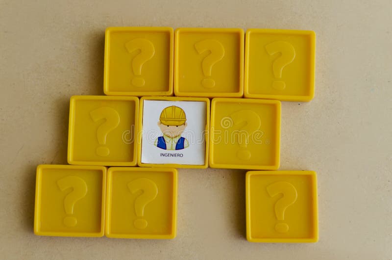 Educational Game for Children with Yellow Blocks with Different ...