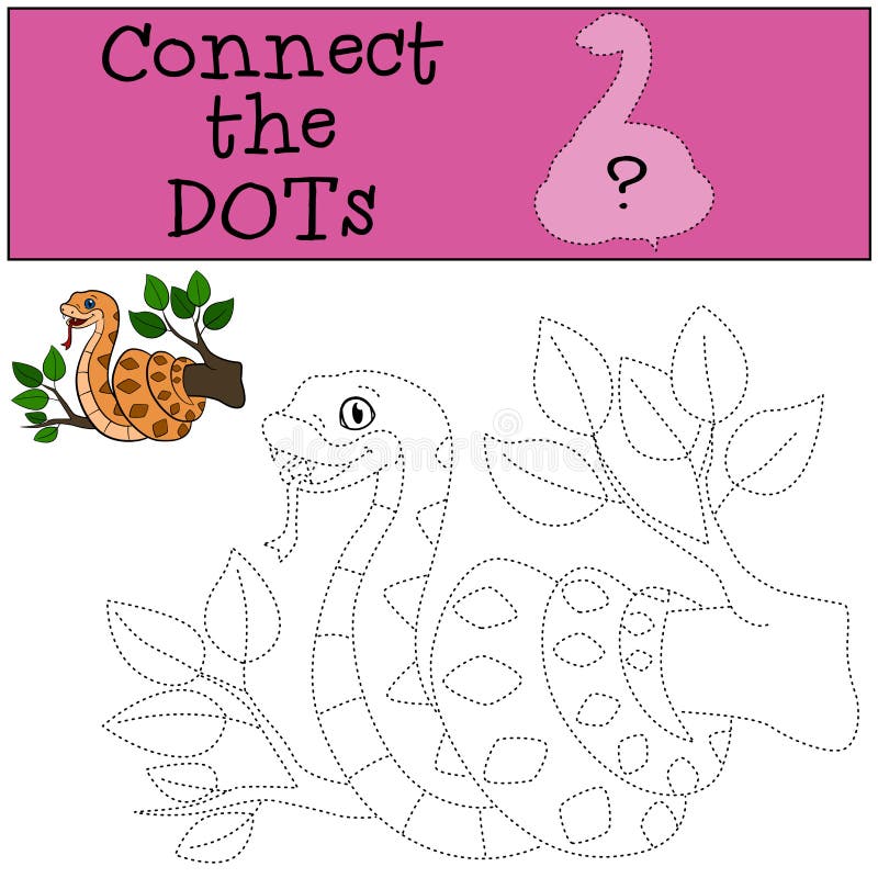 Connect Dots Snake Stock Illustrations – 39 Connect Dots Snake Stock ...