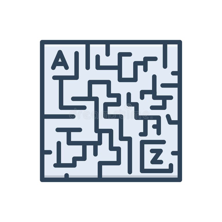 Color Illustration Icon for Educational Game, Educational and Solution ...