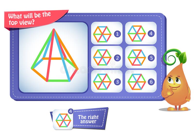 Logical Educational Game for Children and Adults, Puzzle. the ...