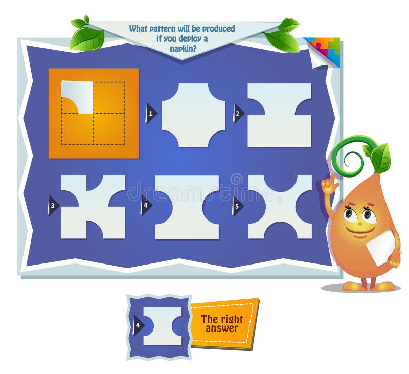 Game deploy a napkin 2 stock illustration. Illustration of play - 109594949