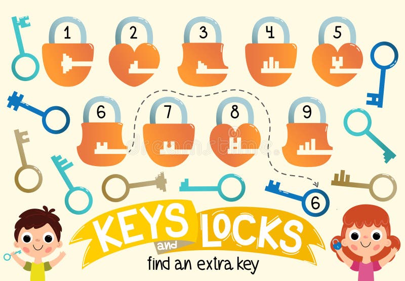 Educational Game for Preschoolers Stock Vector - Illustration of ...