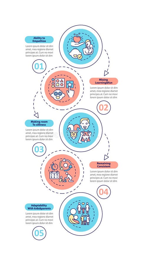 Educational Games for Little Kids Vector Infographic Template Stock ...