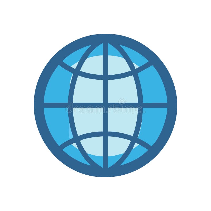 Educational Globe Icon stock vector. Illustration of collection - 351936535