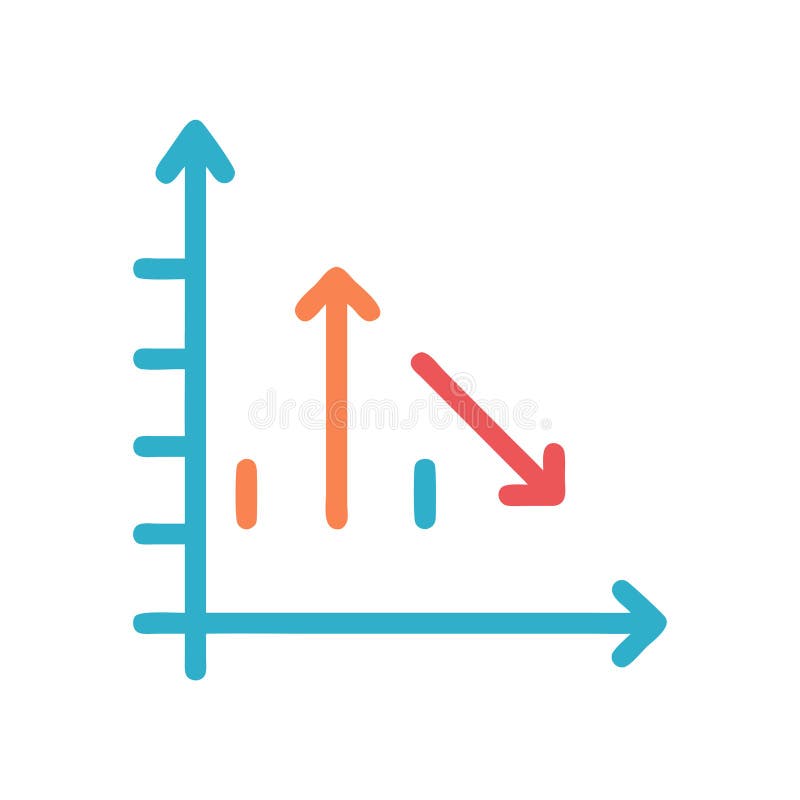 Educational Graph Axis Icon Stock Vector - Illustration of online ...