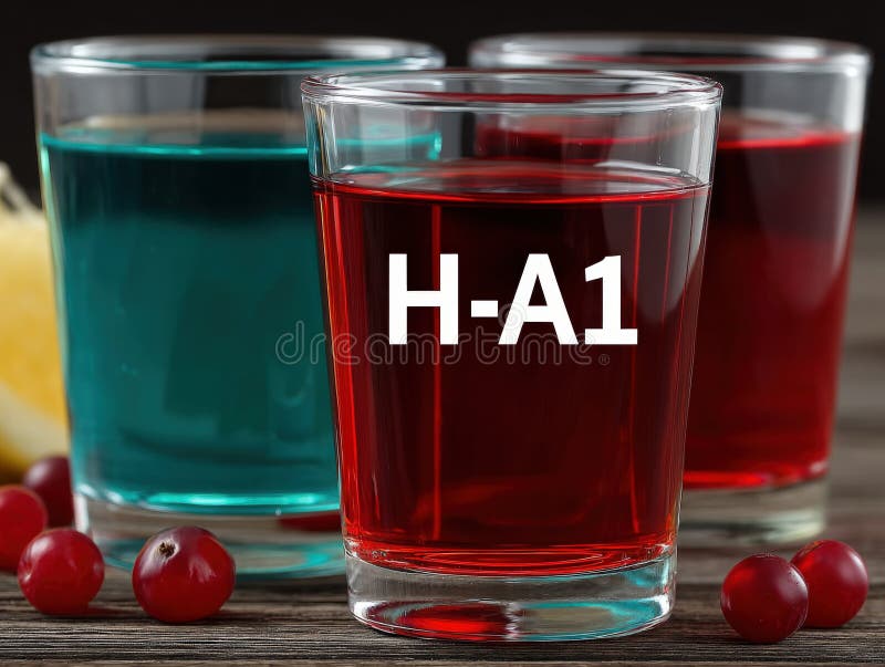 An Educational Graphic about Hemoglobin A1c Testing Stock Photo - Image ...